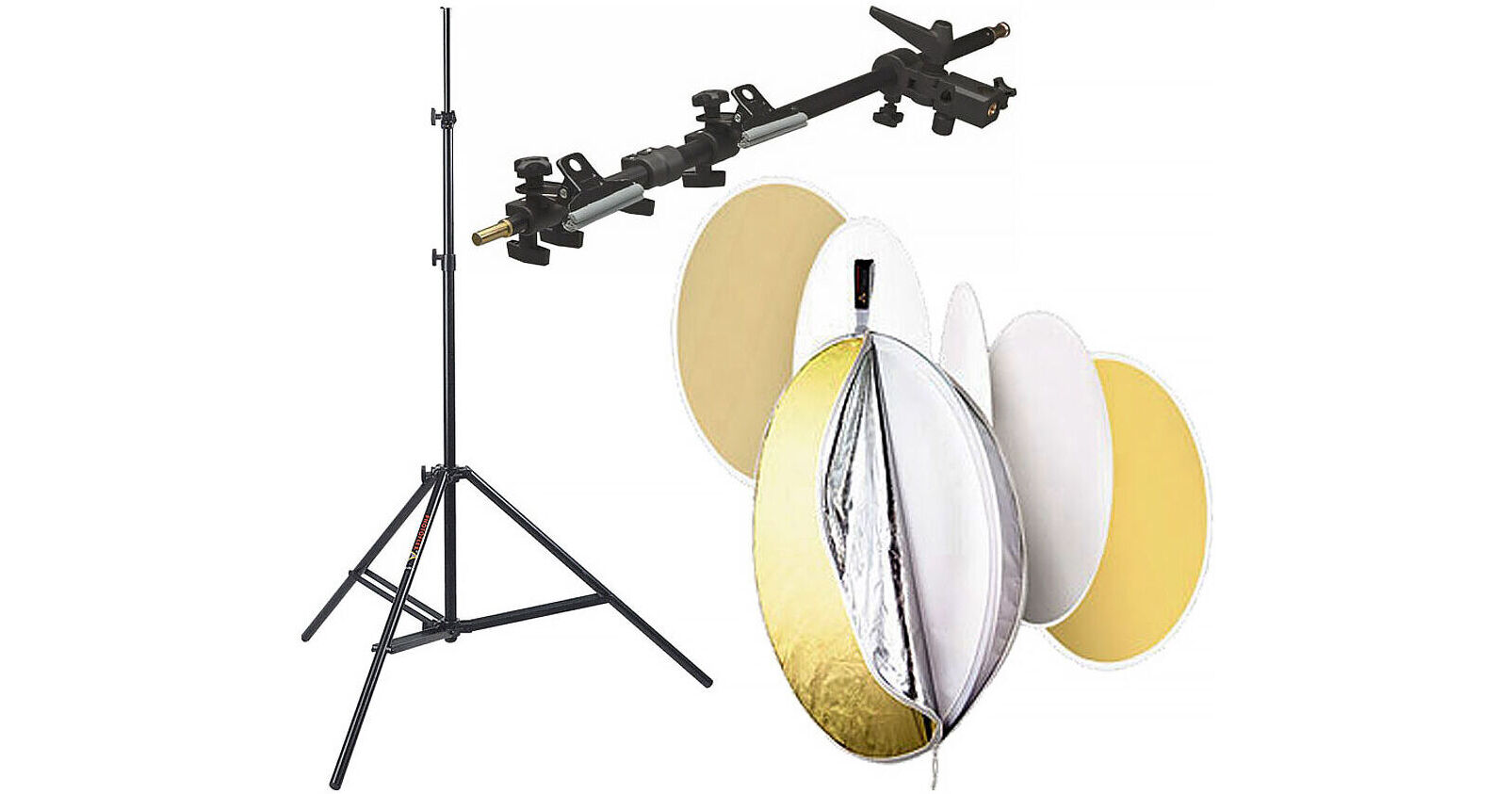 Photoflex 42" 5-in-1 MultiDisc Reflector with Holder and Light