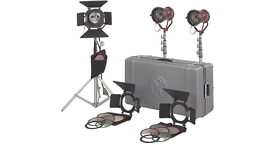 Mole-Richardson Teenie-Mole Open Face 3 Light Kit (1950W) 58214