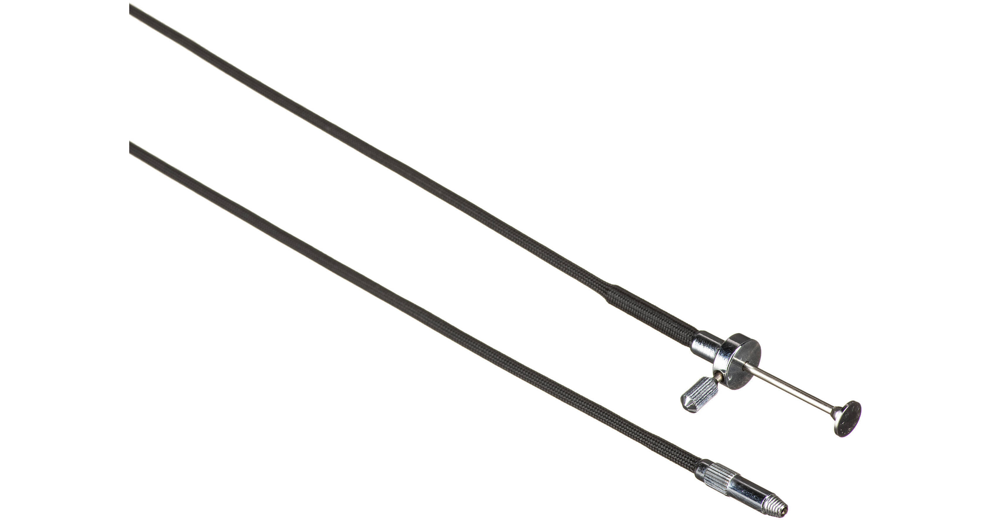 Gepe Cloth Covered Cable Release with T-Lock (10") 601020 B&H