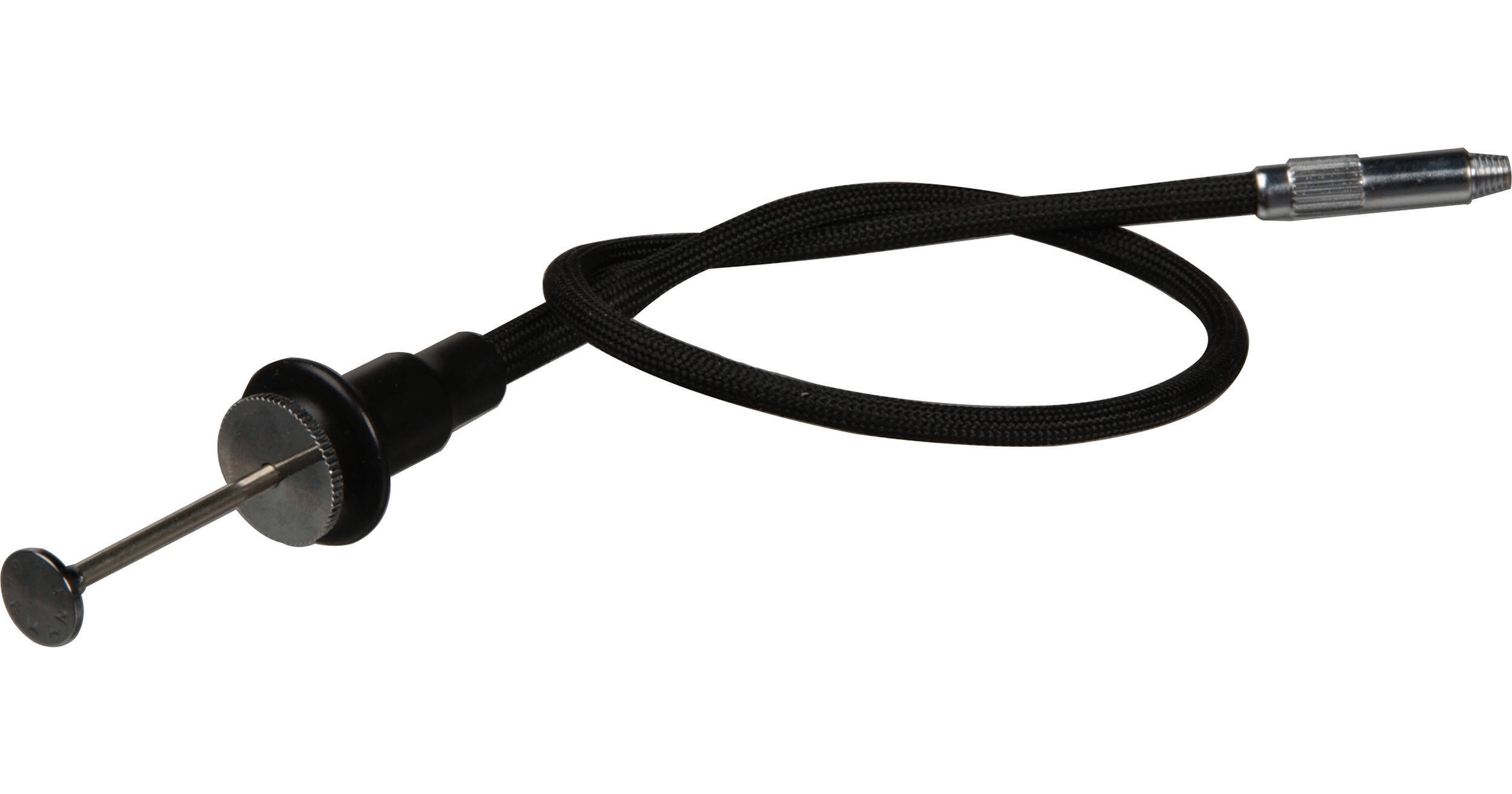 Gepe Cloth Covered Cable Release with Disc-Lock (10") 601011 B&H