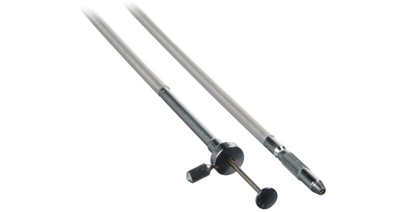 Gepe Plastic Covered Steel Cable Release with T-Lock (10")