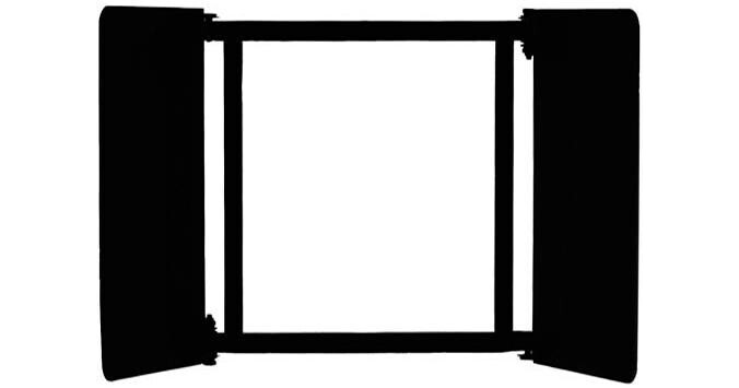 Mole-Richardson 2-Leaf Light Shield for Broad 1000W 32122 B&H