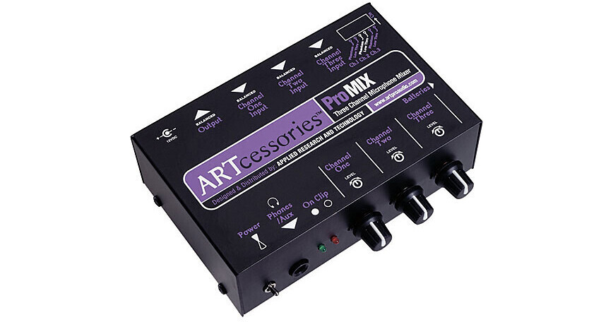 XLR Mixers | 2 Channel Mixers | Stereo Line Mixers | B&H