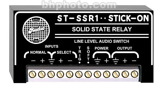 RDL ST-SSR1 Solid-State Audio Relay ST-SSR1 B&H Photo Video