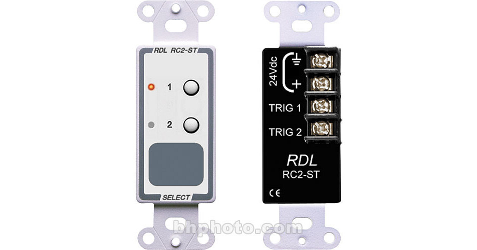 RDL RC2-ST - 2 Channel Remote Control D-RC2ST B&H Photo Video