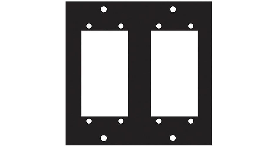 Middle Atlantic Dual Elco 90 Punchout Panel 2ELCO90 B&H Photo