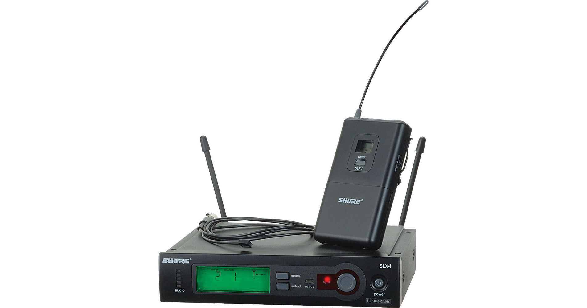 Shure SLX14/93 Wireless Lavalier Microphone System H5 Band, 55% OFF