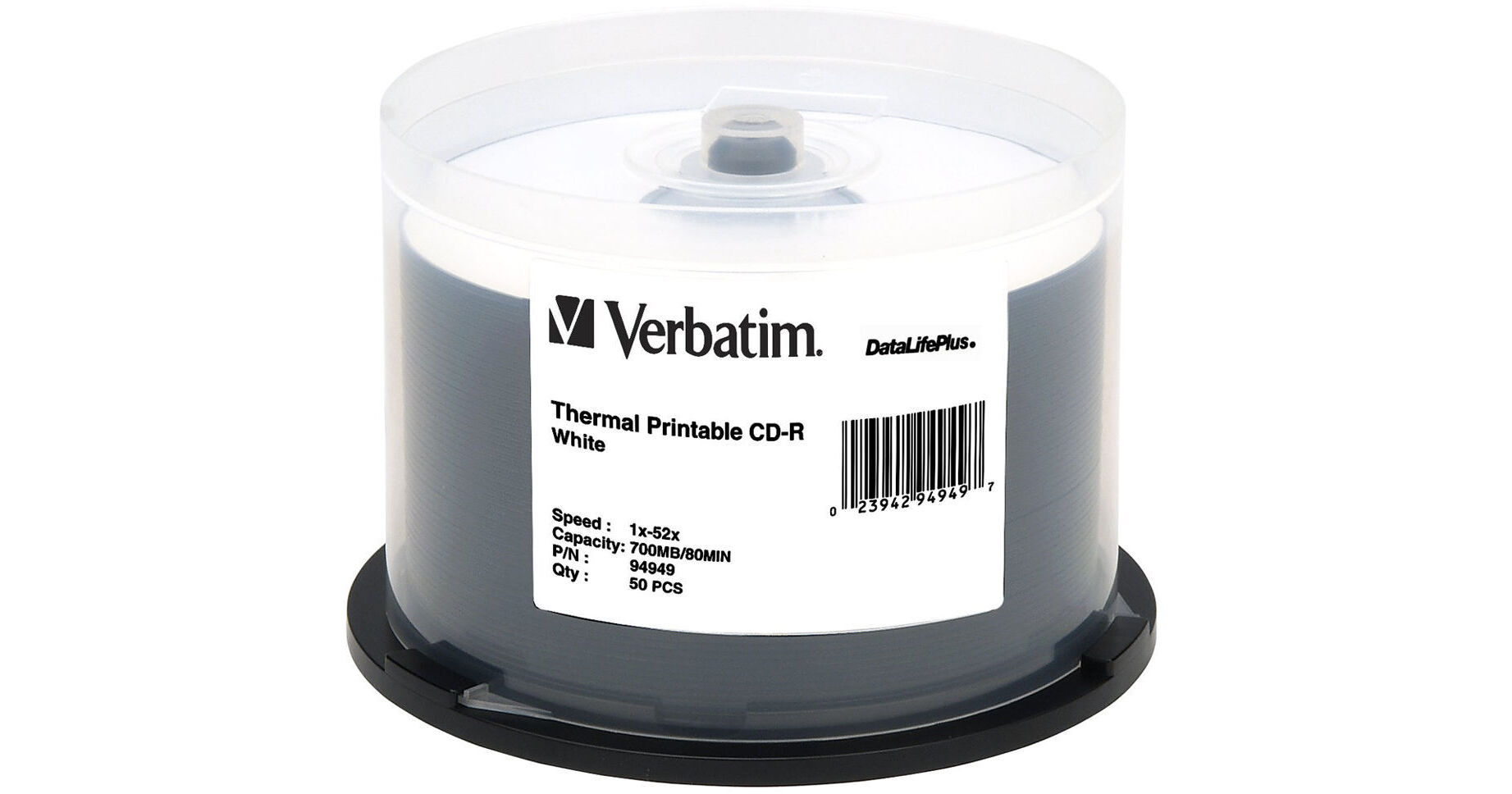 Verbatim CD-R White Thermal Disc (50) 94949 B&H Photo Video