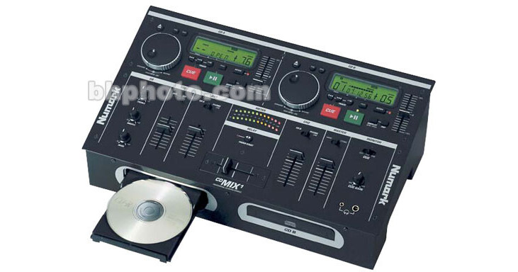 Numark CD MIX-1 Mixer with Dual CD Player CDMIX1 B&H Photo Video