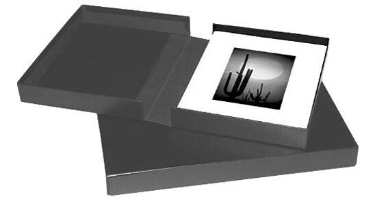 Print File Black Archival Portfolio Box with Black 210-5050 B&H