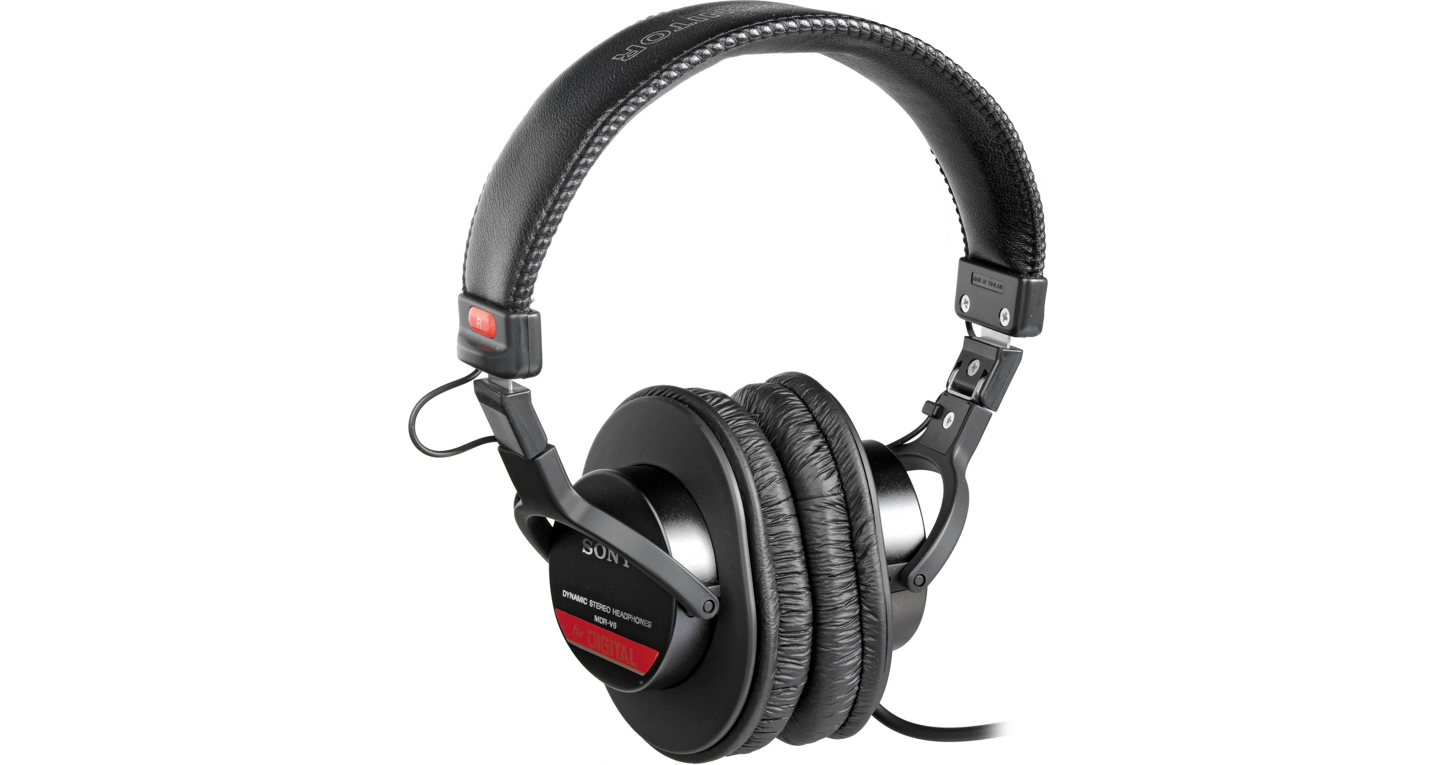 Sony MDR-V6 Closed Back Stereo Studio Headphones MDRV6 B&H Photo