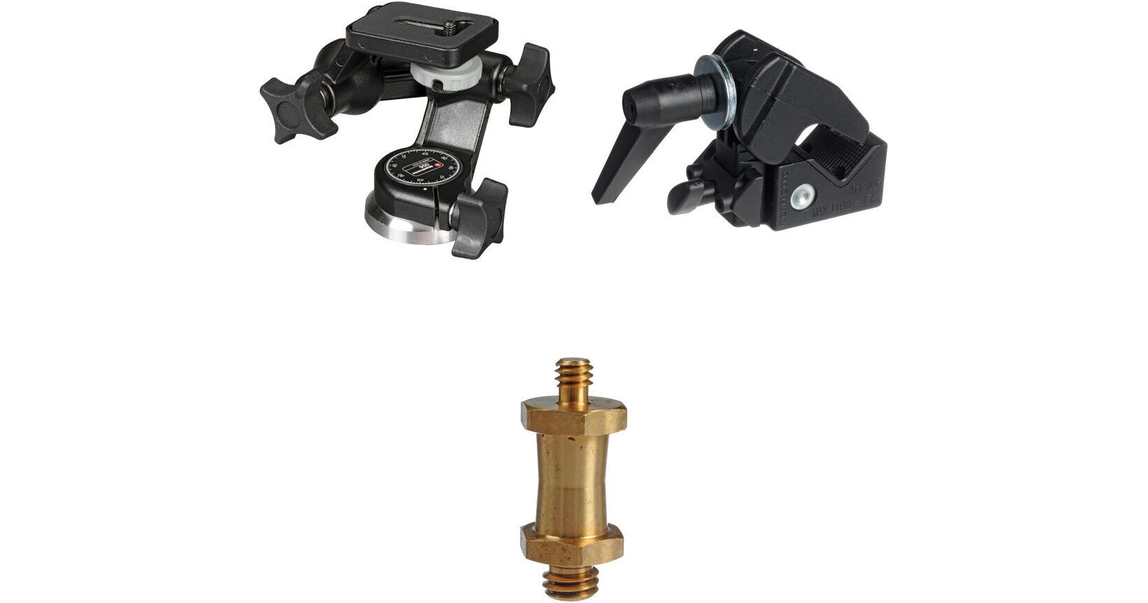 Manfrotto Super Clamp with 056 3-D Junior Head 2910 B&H Photo