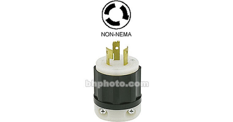 Altman Twist-Lock Old Style Connector, Male - 20 Amps 52-9965C