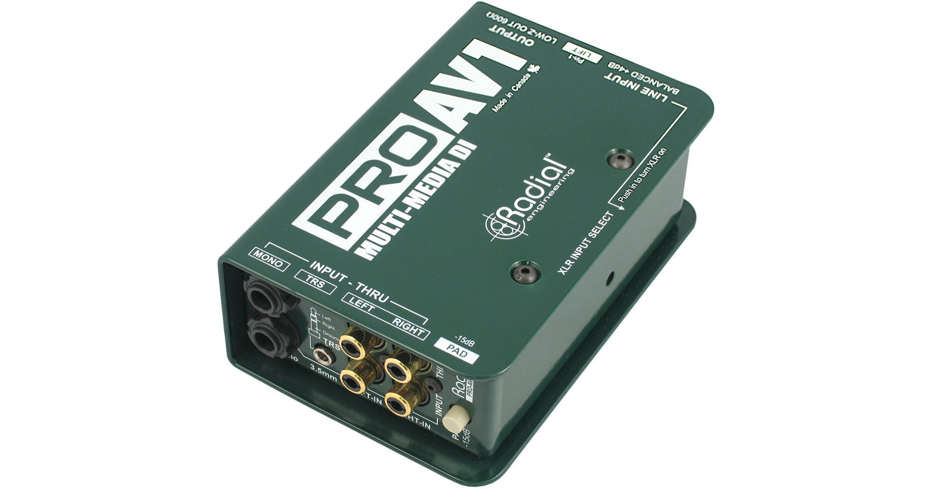 Radial Engineering ProAV1 Passive Multimedia Direct Box R800