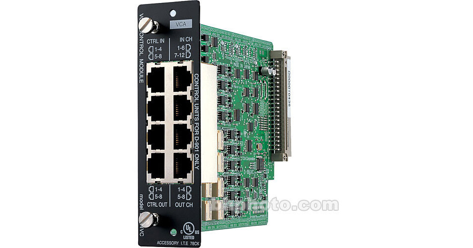 Toa Electronics D-984VC - 8 x I/O VCA Control Module D-984VC B&H