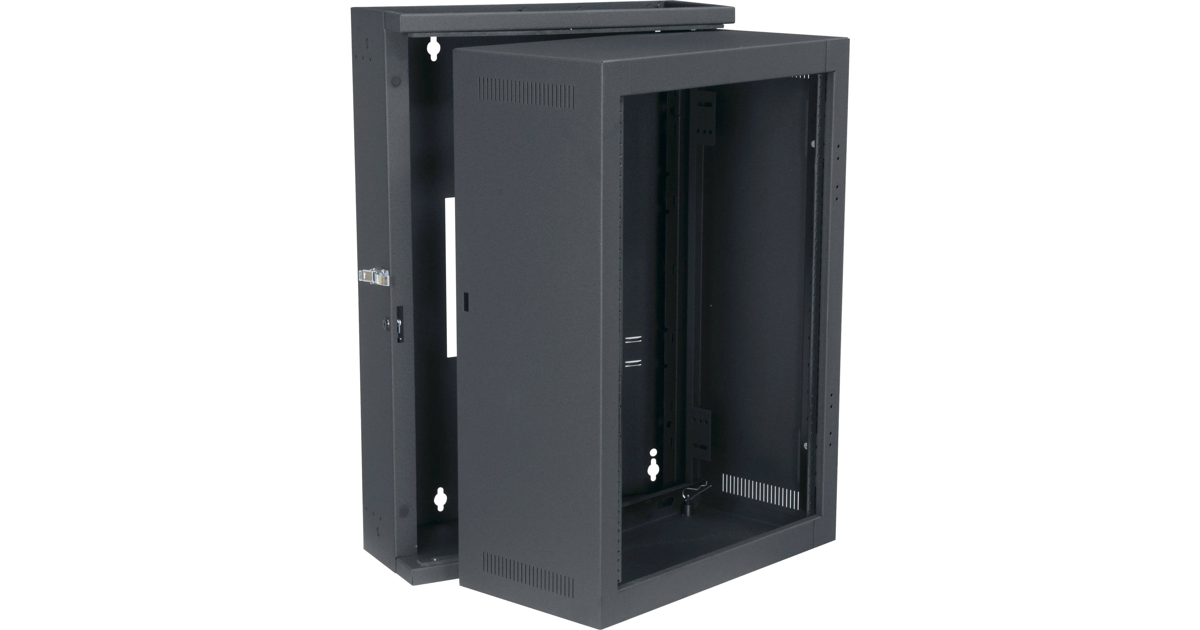 Middle Atlantic Steel Wall Mount Rack (Black) EWR-16-17 B&H