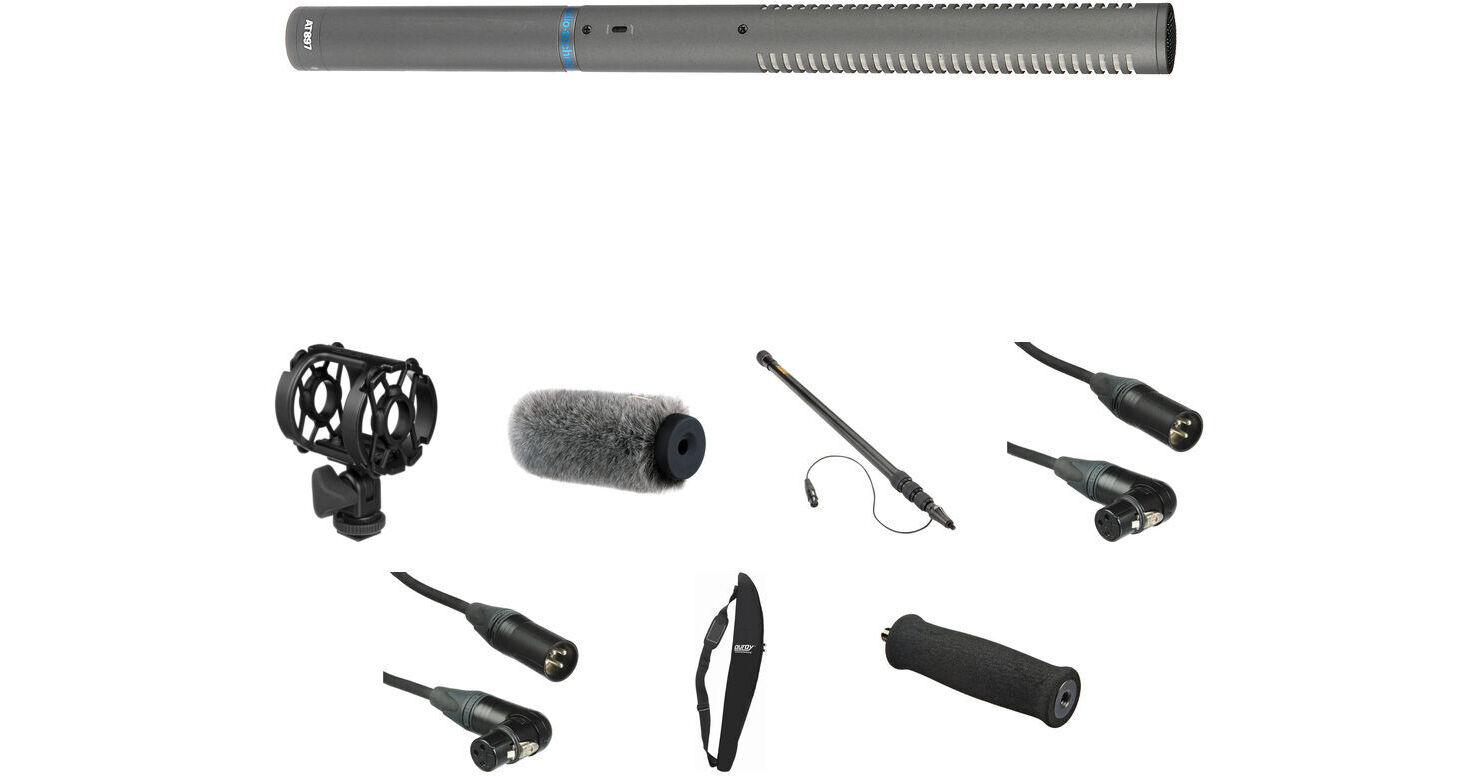 Audio-Technica AT897 Shotgun Microphone Locati AT897BK B&H Photo