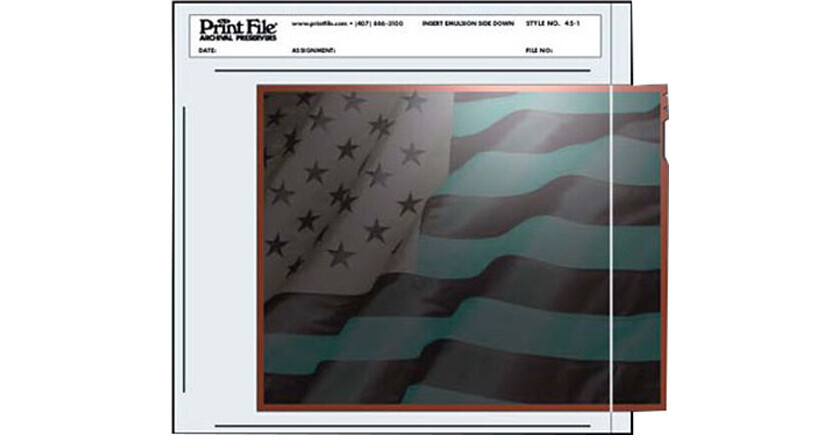 Print File Negative Pocket (4 x 5", 100 Pack) 030-0210 B&H Photo