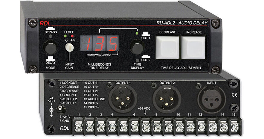 RDL Pro Audio Delay Controller RU-ADL2 B&H Photo Video