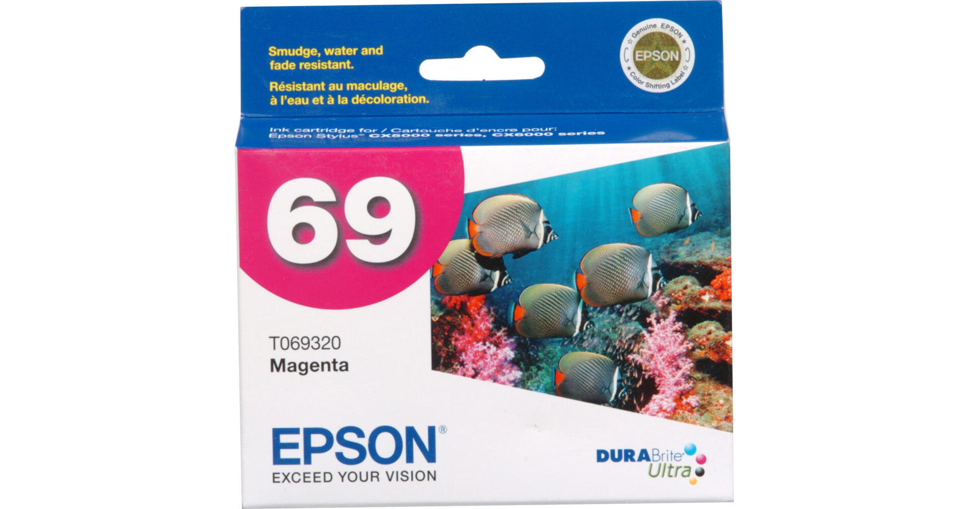 Epson 69 Magenta Ink Cartridge T069320-S B&H Photo Video
