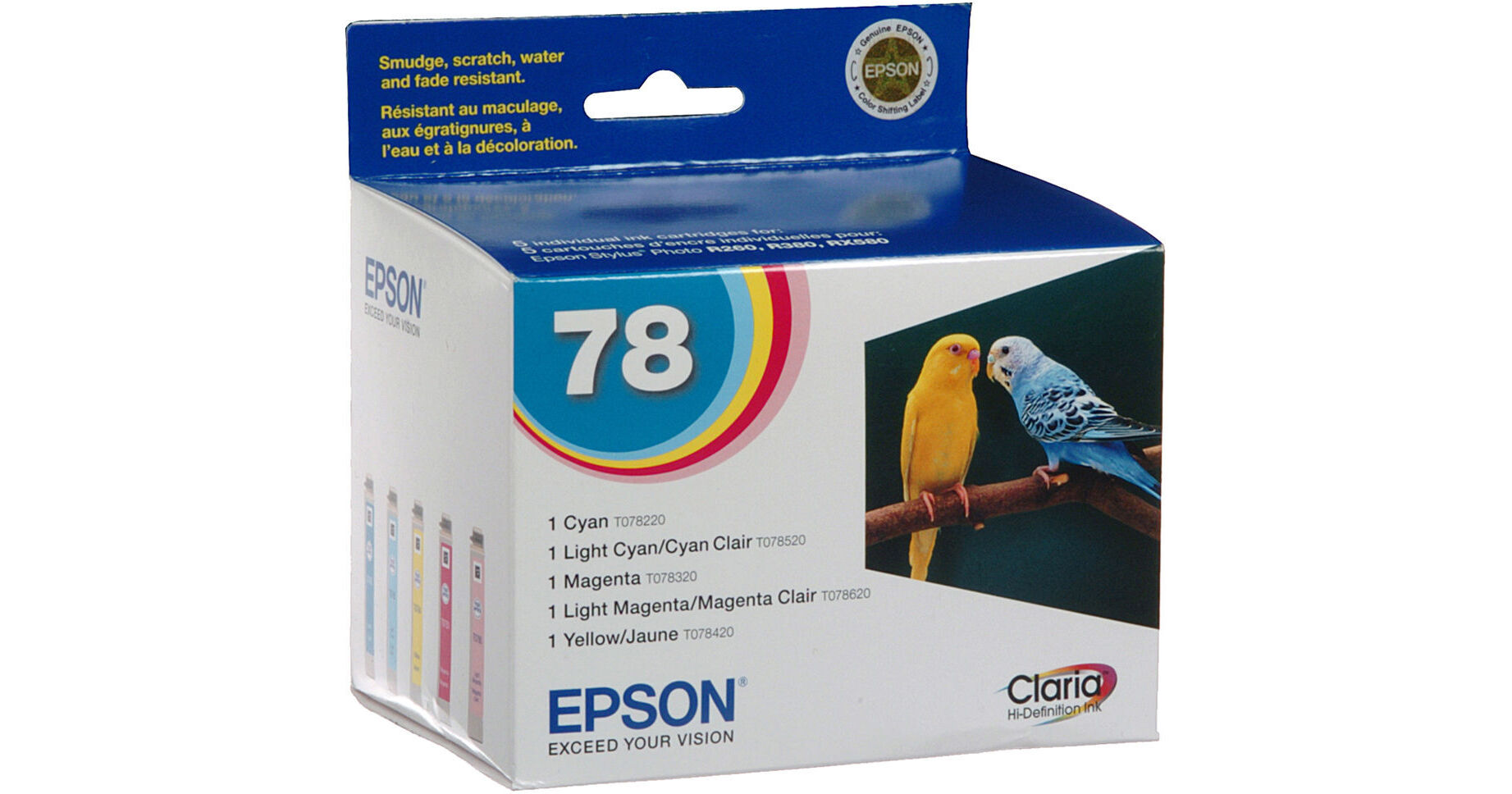 Epson 78 Claria Hi-Definition Ink Cartridge Multipack T078920