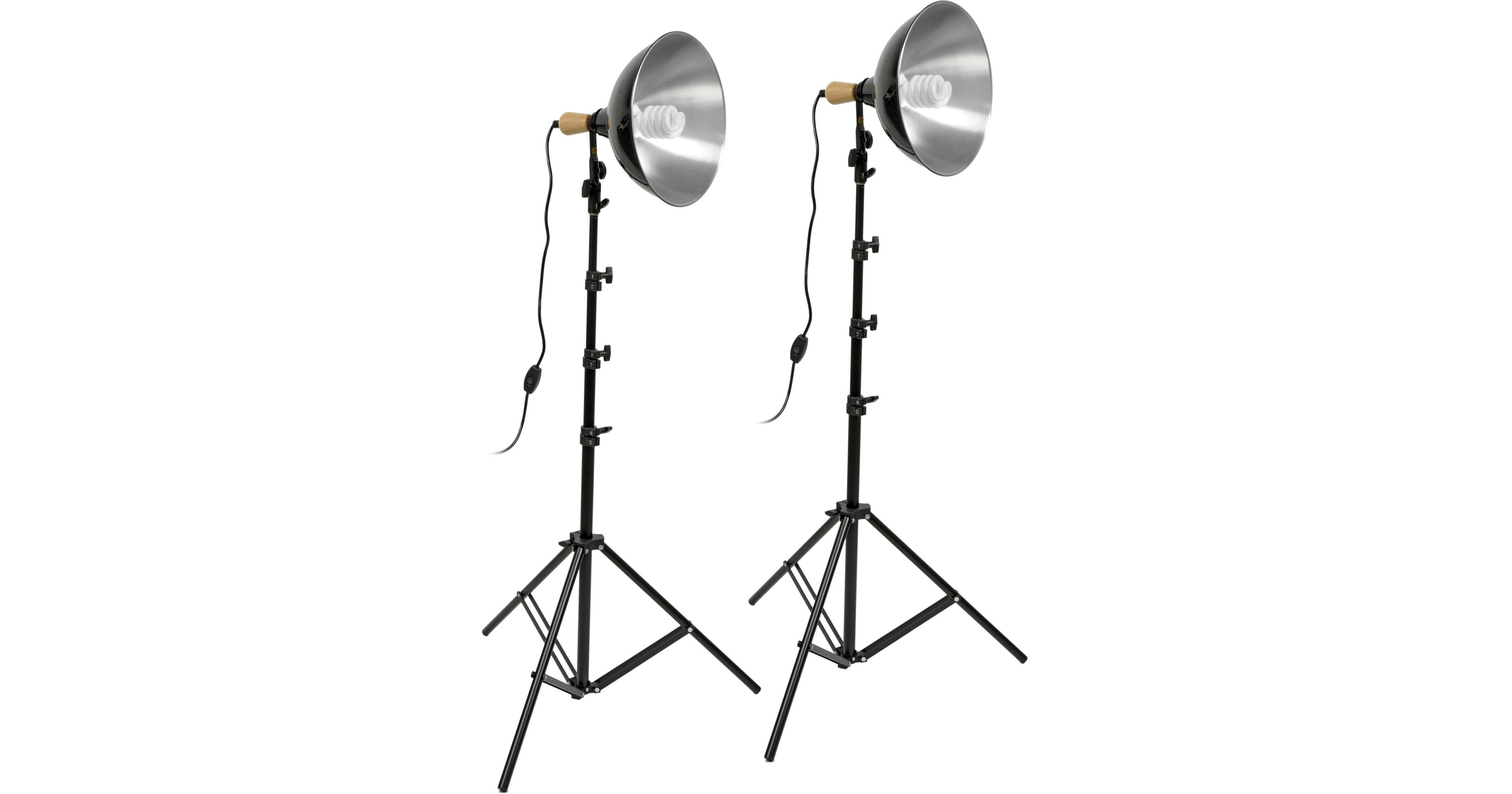 Impact Fluorescent Two-Floodlight Kit (120 VAC) FLD-2-KI B&H