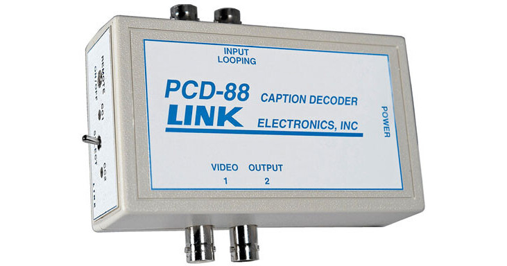 Link Electronics PCD-88 Portable Closed Caption Decoder PCD-88
