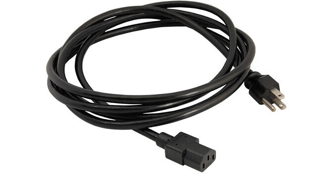 Speedotron AC Power Cord - 110V, Brown Line & 1205 852825 B&H