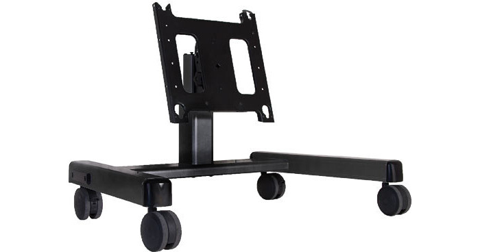 Chief PFQ-U Confidence Monitor Cart (Black) with Universal PFQUB
