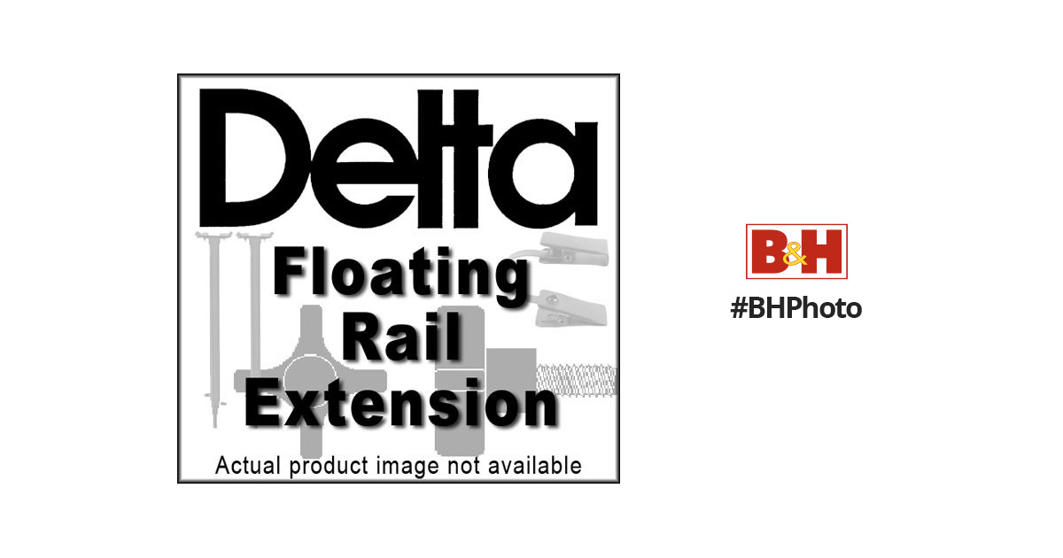Delta 1 Floating Rail Extension with Joint Plate - 5' (1.5m)