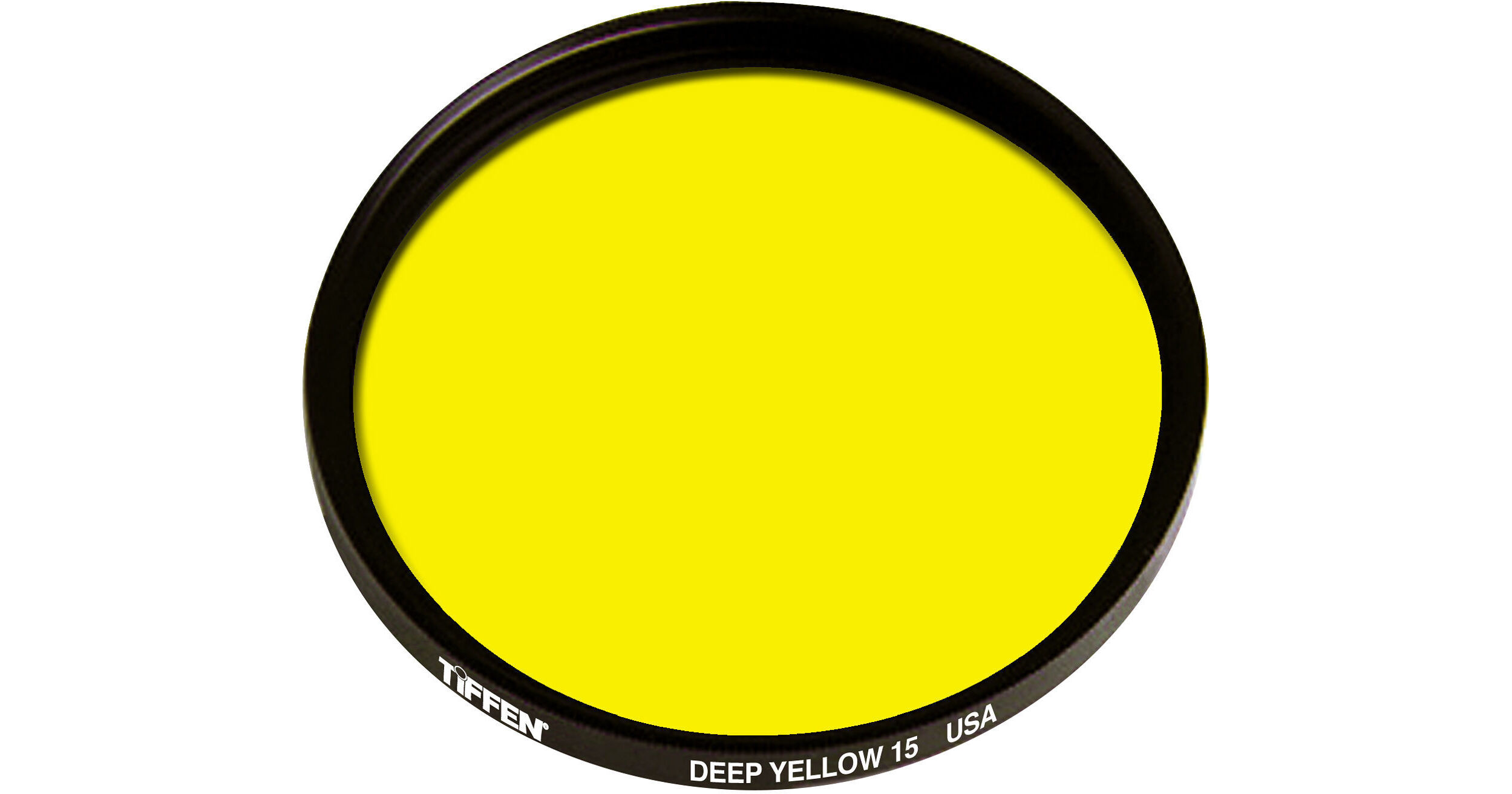 Tiffen 58mm Deep Yellow #15 Glass Filter for Black & White