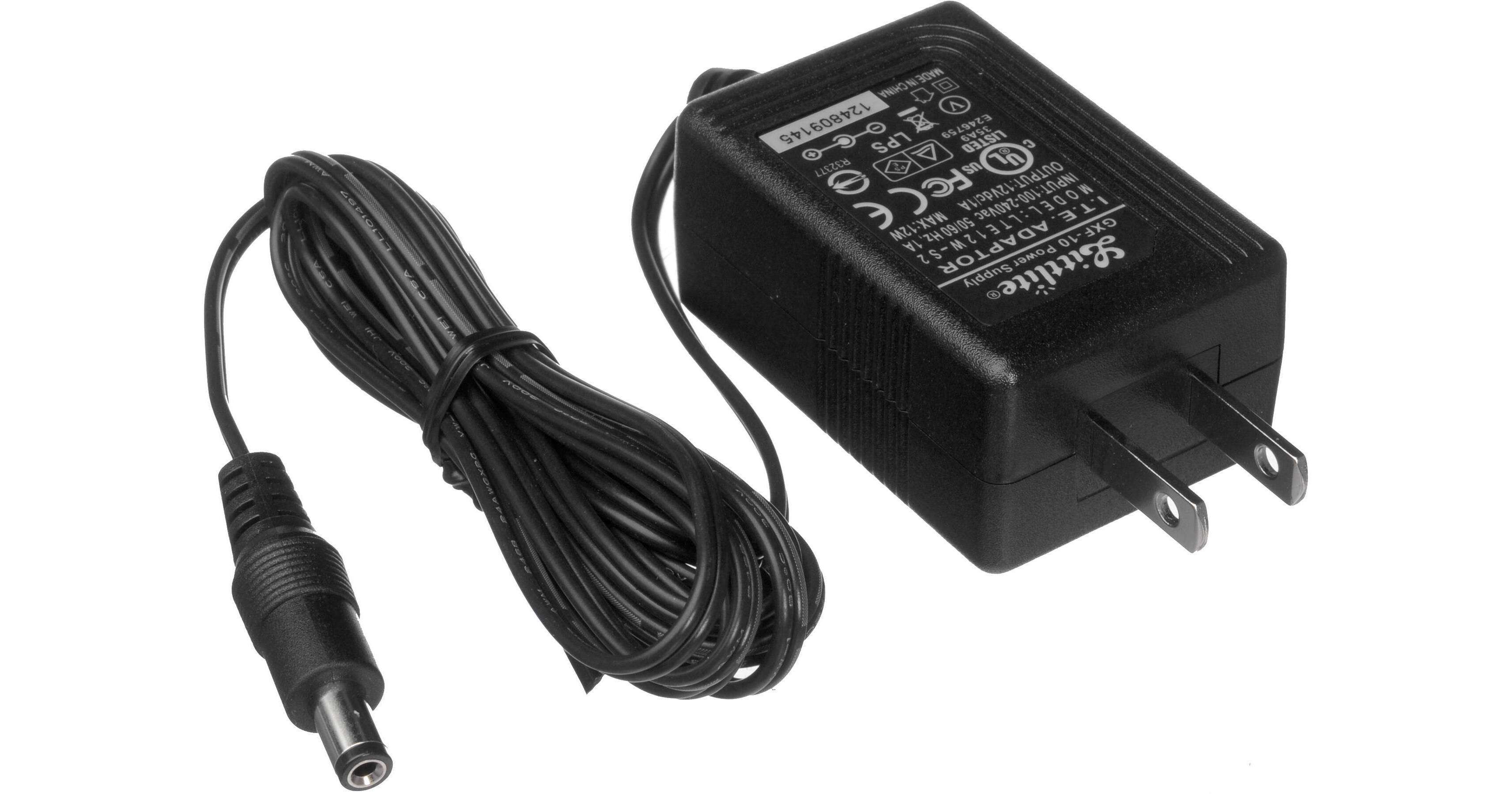 Littlite GXF-10 12V AC Adapter GXF-10 B&H Photo Video