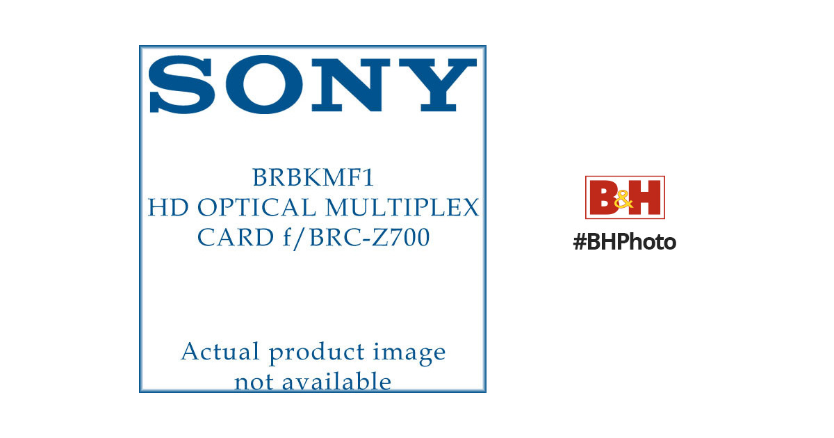 Sony BRBKMF1 Optical Multiplex Card for BRC-Z700 BRBK-MF1 B&H