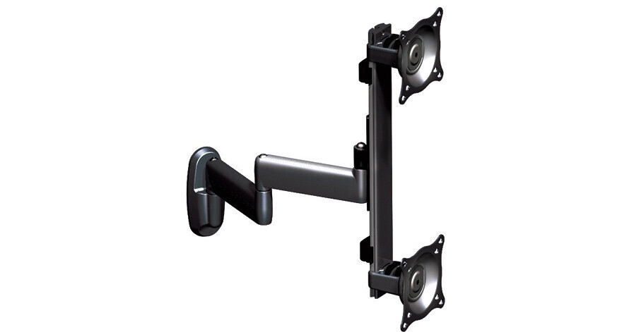 Chief KWD-230B Dual Vertical Monitor Swing Arm Wall KWD230B B&H