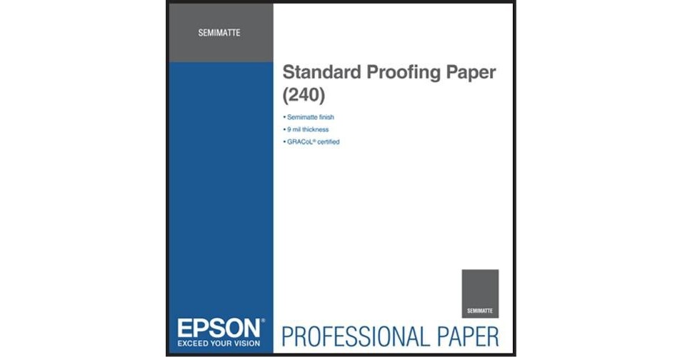 Epson Standard Inkjet Proofing Paper (44" x 100' Roll) S045114