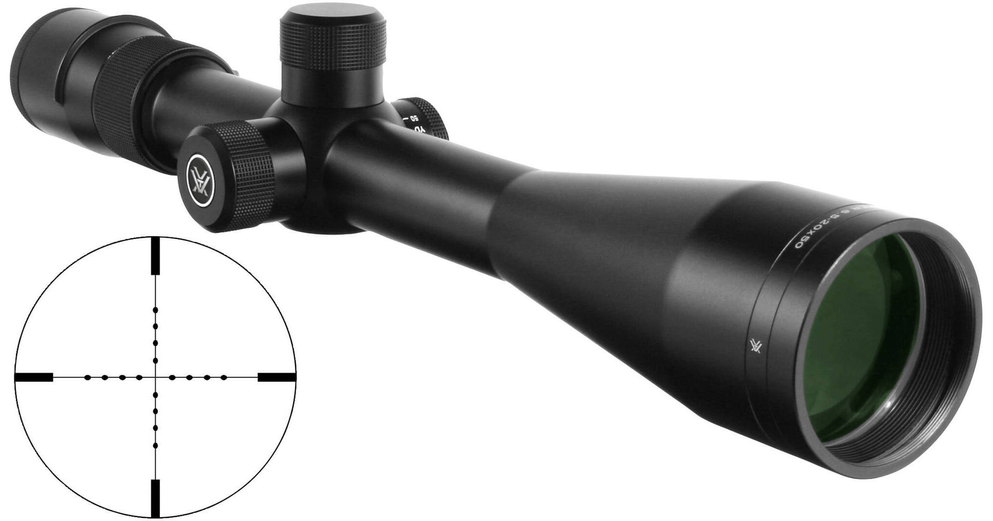 Vortex 6.5-20x50 Viper PA Riflescope (Matte Black) VPR-M-06MD