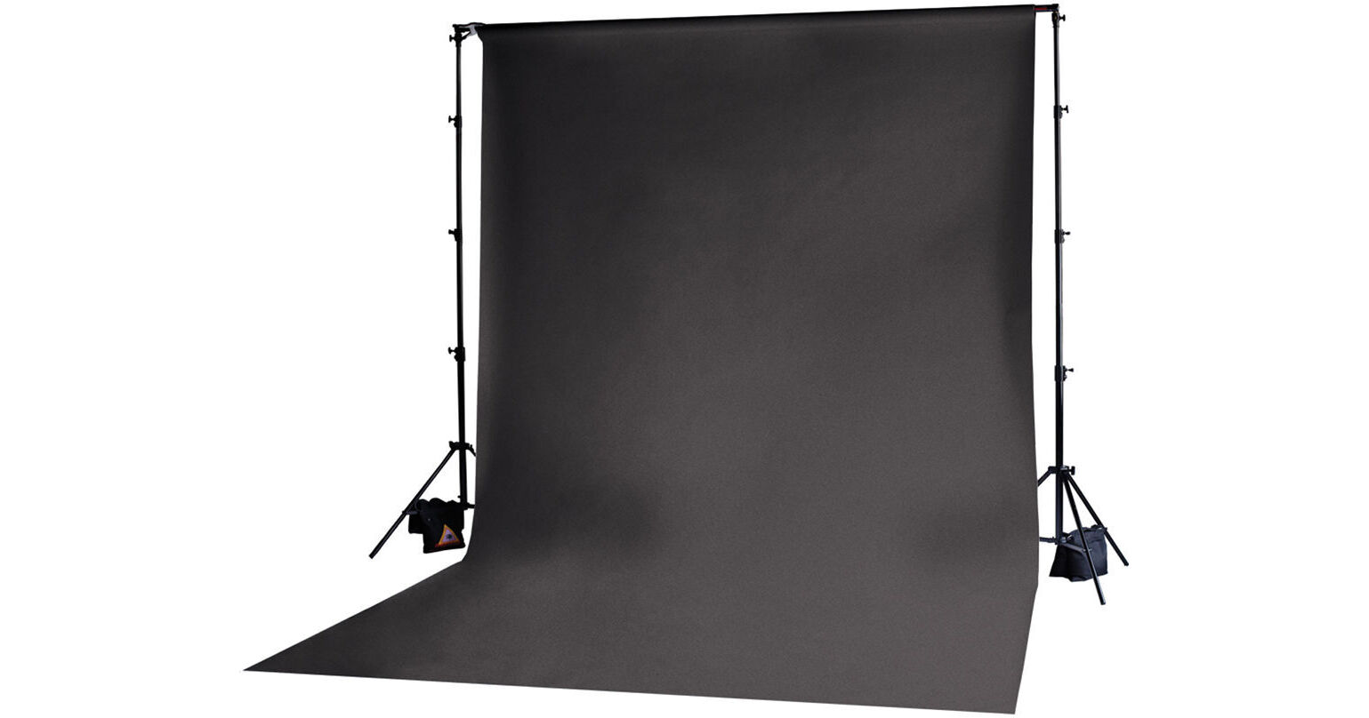 Photoflex Muslin Backdrop (Black, 10 x 12') 870301 B&H Photo