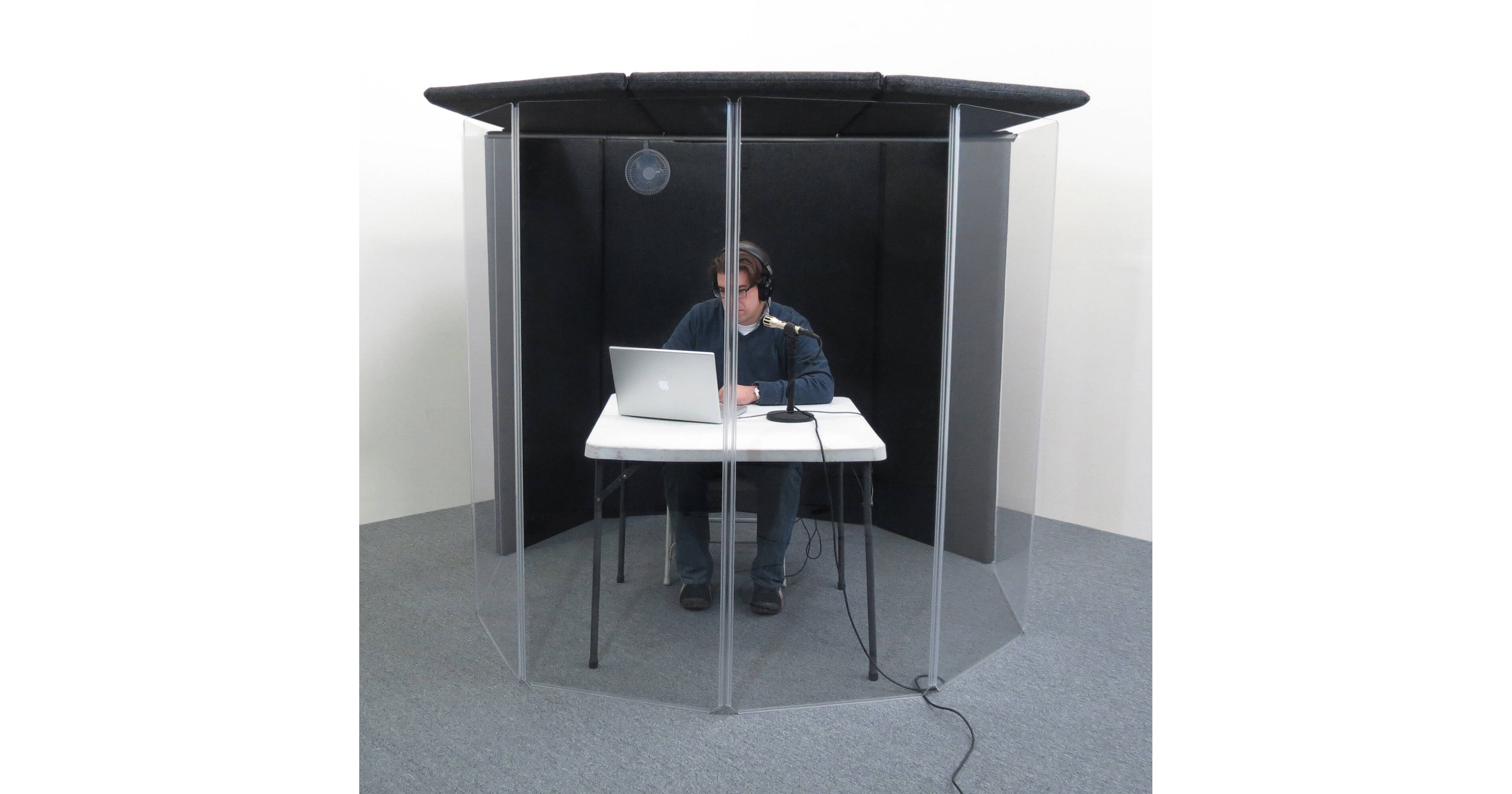 ClearSonic IsoPac I Voice-Over/Translation Booth (Dark Gray) IPI