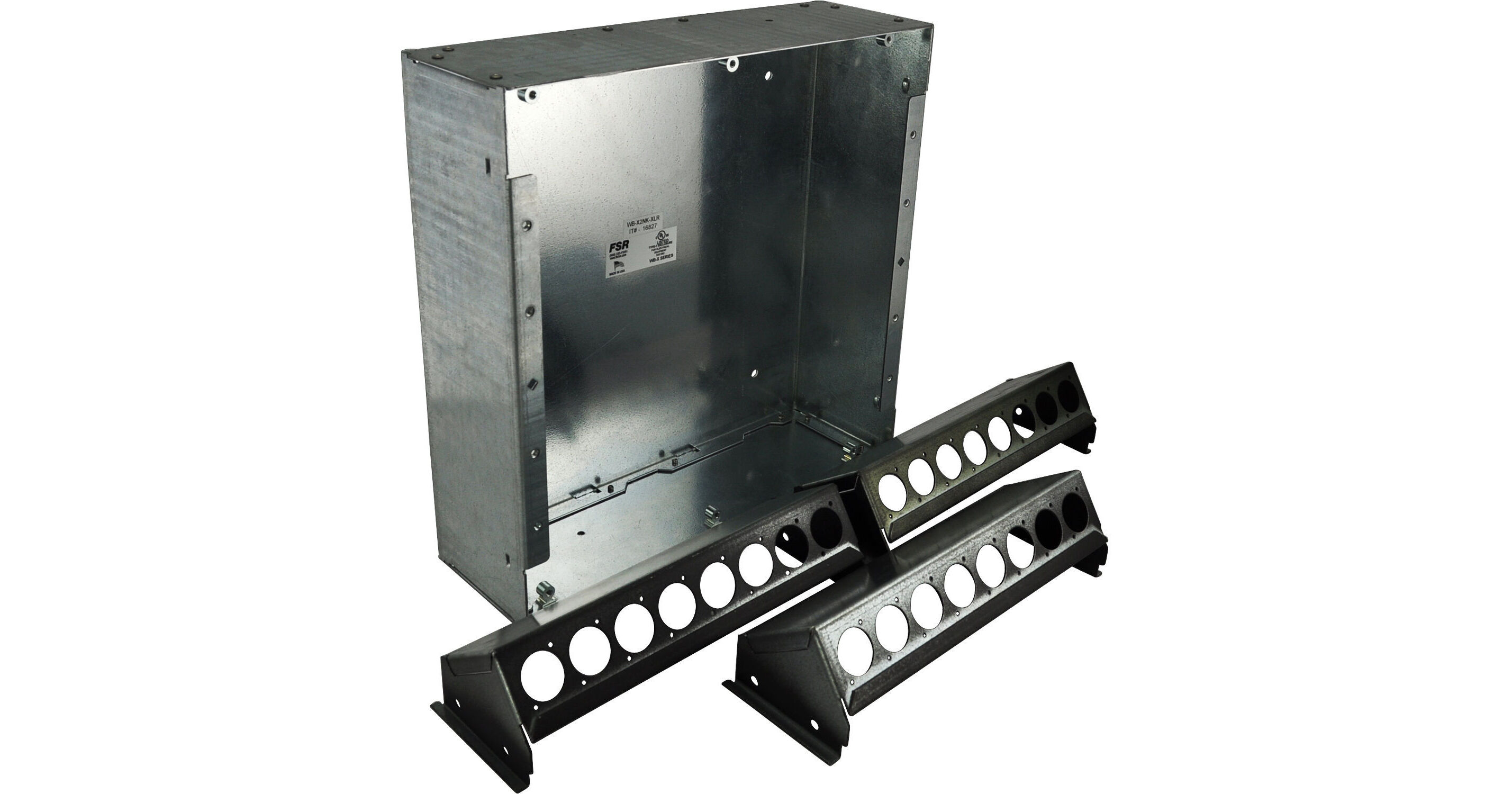 FSR WB-X2NK-XLR Wall Box WB-X2NK-XLR-B B&H Photo Video