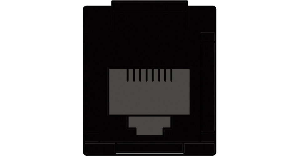 FSR SS-RJ11-BLK RJ-11 Pass-Thru Snap-In Connector SS-RJ11-BLK