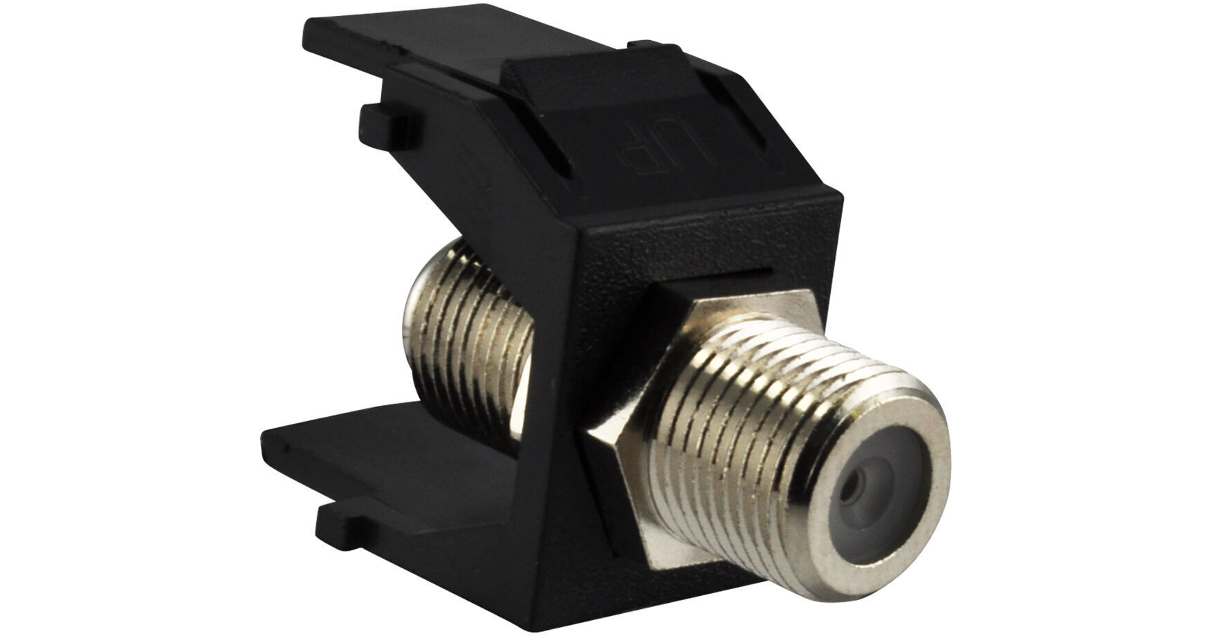 FSR SS-FCON-BLK F-Type Pass-Thru Snap-In Connector SS-FCON-BLK