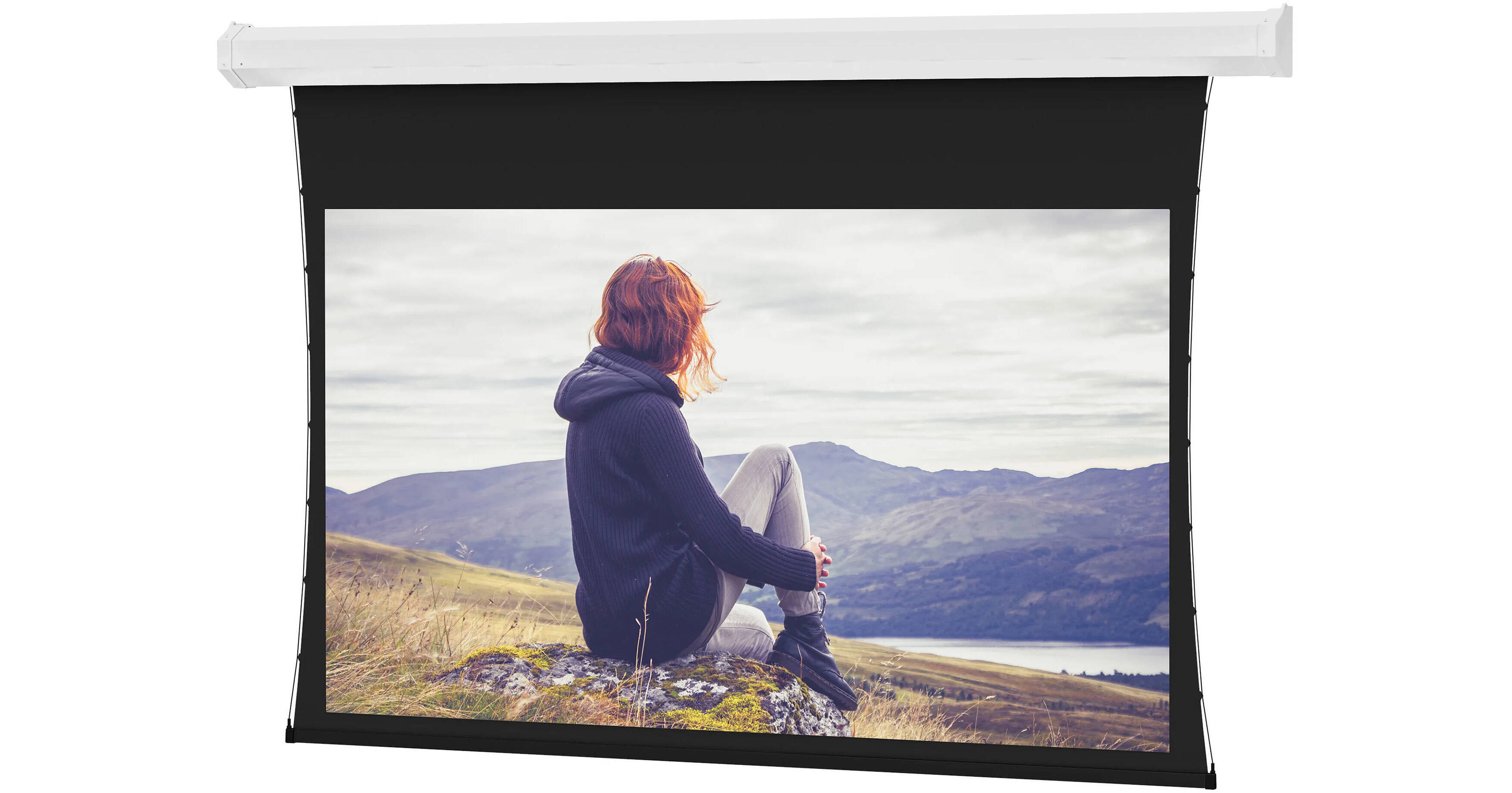 Electric Wall & Ceiling Screens (Wide Formats) | B&H Photo Video