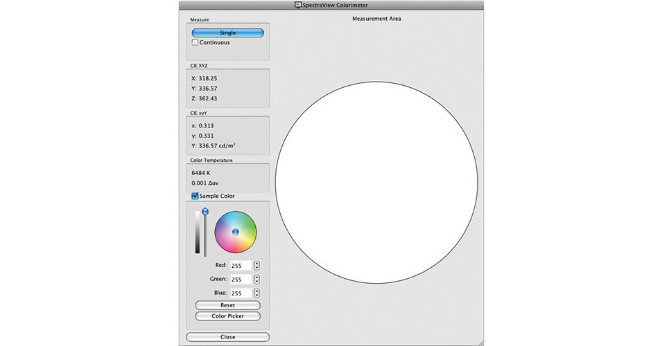 NEC SpectraView II Display Calibration Software SVIISOFT B&H