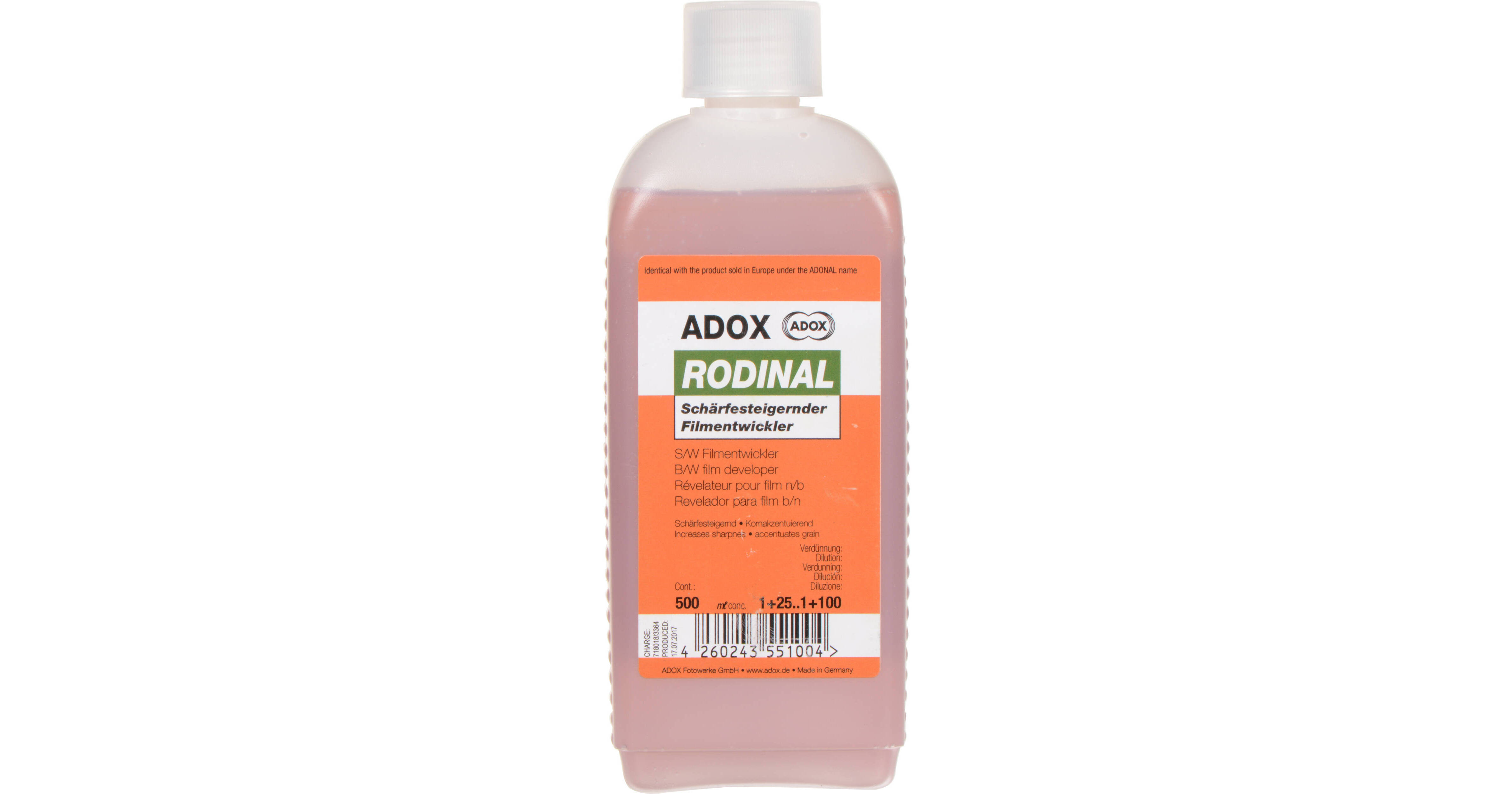Adox Adonal Developer (500ml/16 oz) 12054 B&H Photo Video