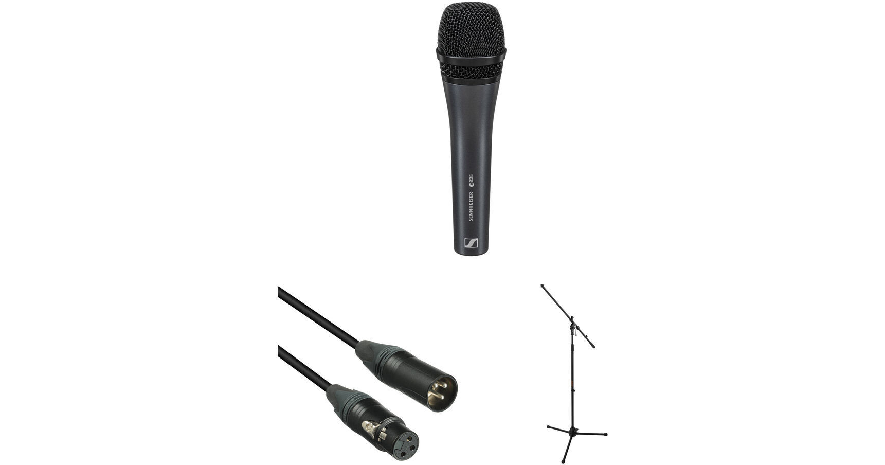 Sennheiser e835 Handheld Dynamic Microphone Stage Kit B&H Photo