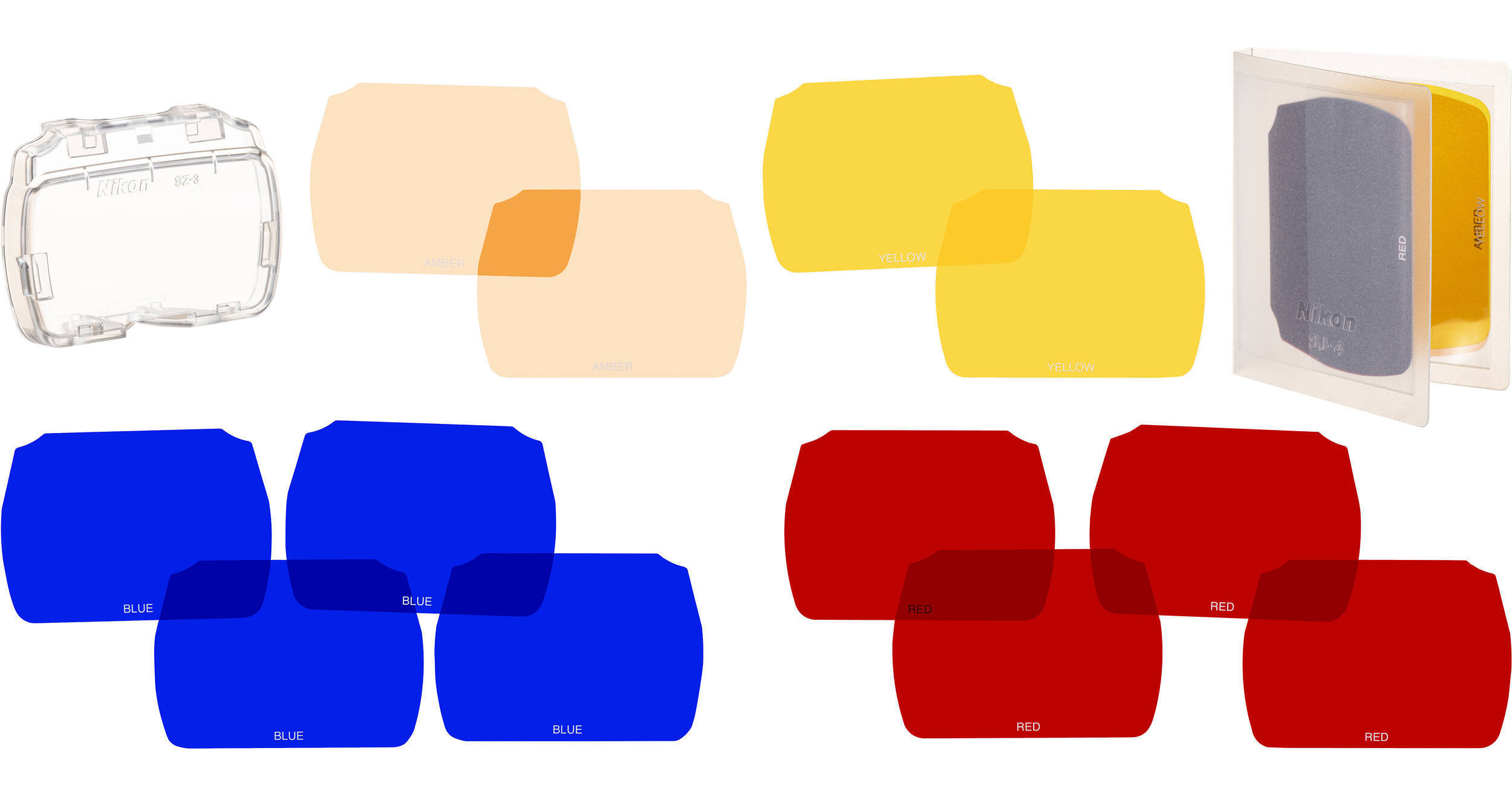 Nikon SJ-4 Color Filter Set for SB-700 Flash 4967 B&H Photo Video