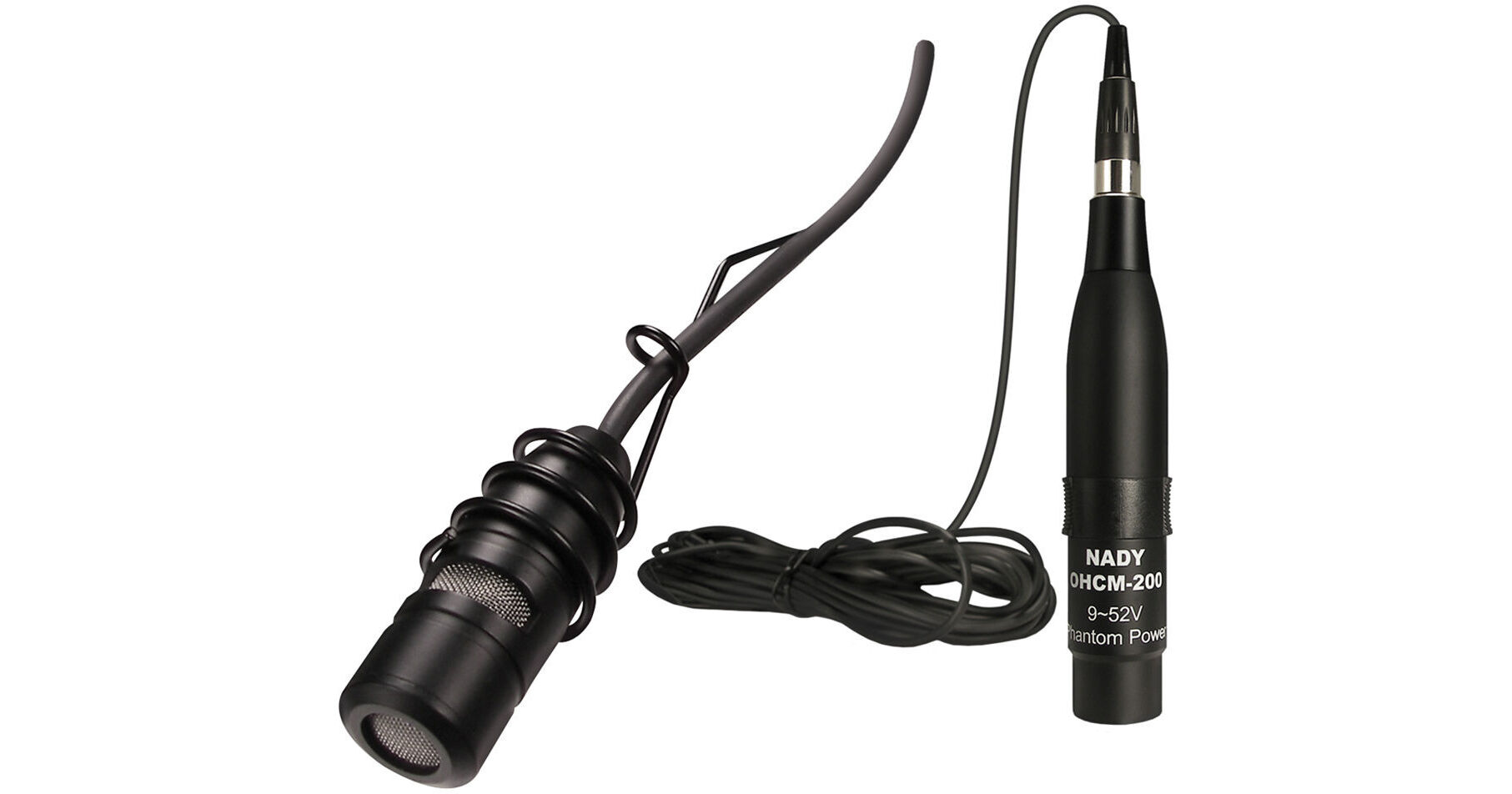 Nady OHCM-200 Overhead Hanging Microphone (Black) OHCM-200 B&H