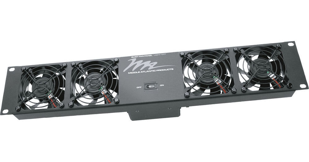 Middle Atlantic UQFP-4RT Economical Ultra Quiet Fan Panel