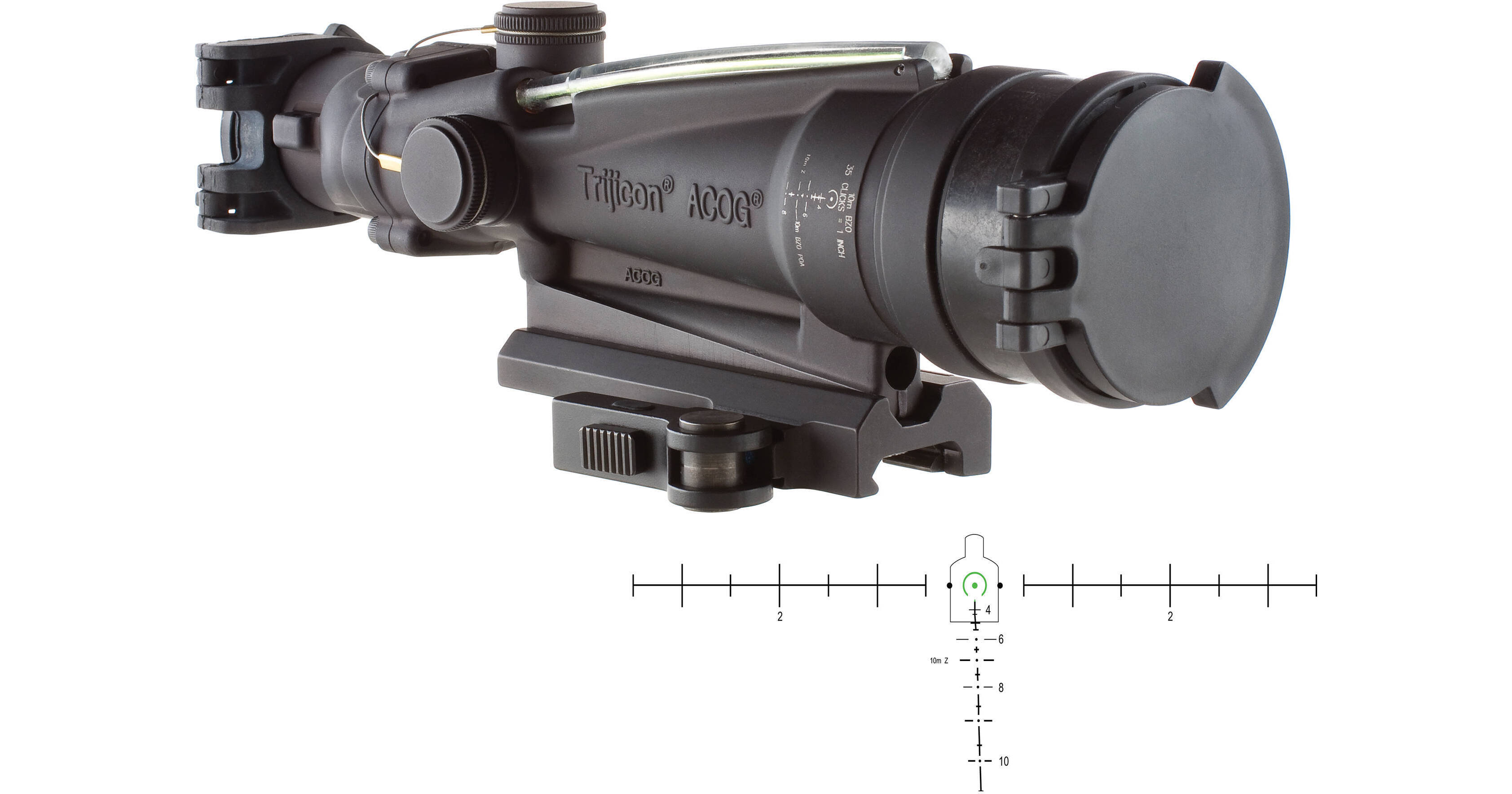 Trijicon 3.5x35 ACOG Machine Gun Optic Riflescope TA11MGO-M249