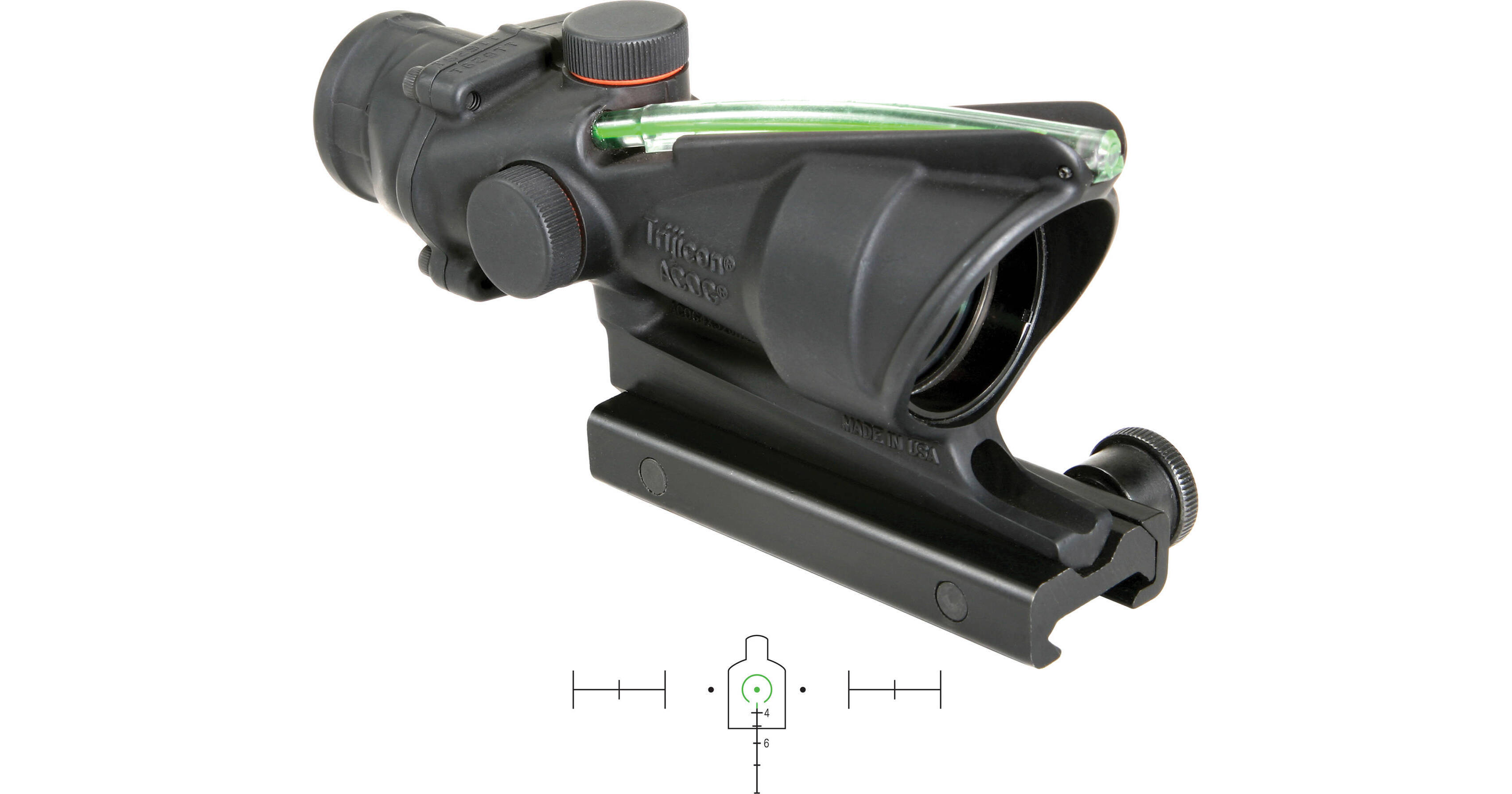 Trijicon 4x32 ACOG Riflescope (Matte Black) TA31H-68-G B&H Photo